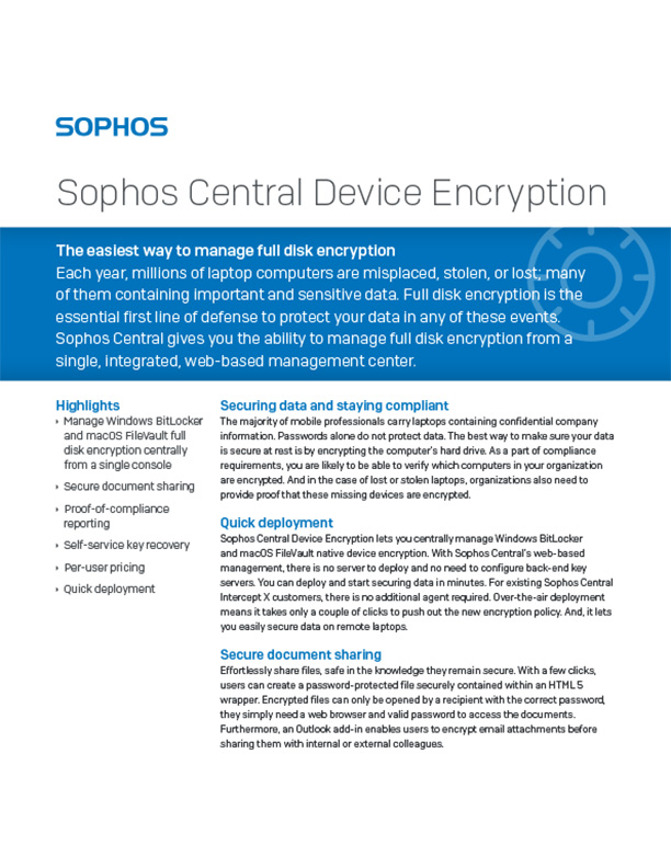 File Encryption and Disk Encryption for Enterprise and Business